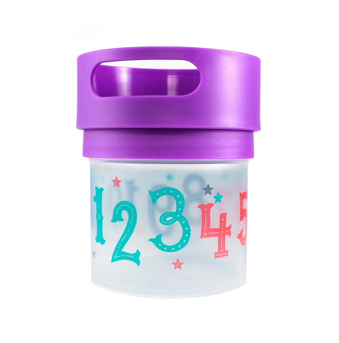 Munchie Mug Spill Proof Snack Cup for toddlers 12 oz (multiple colors)